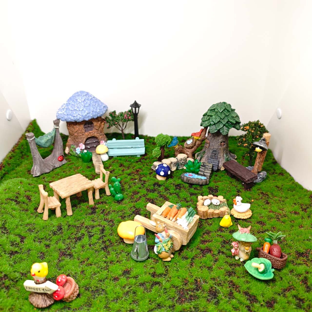 Easter gift fairy garden kit 40pcs – No1fairyshop
